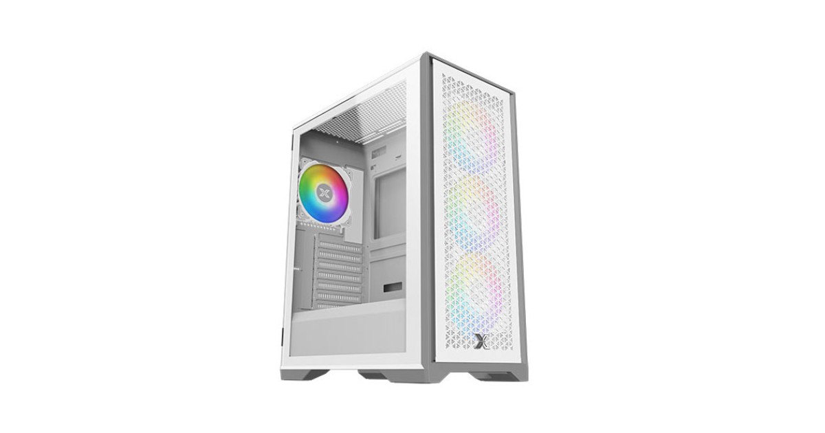 XIGMATEK LUX S Arctic ATX Mid Tower Gaming Casing