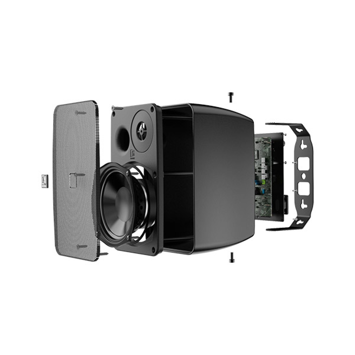 Audac ARES5A 2-Way Stereo Active Speaker System - Black Price in BD