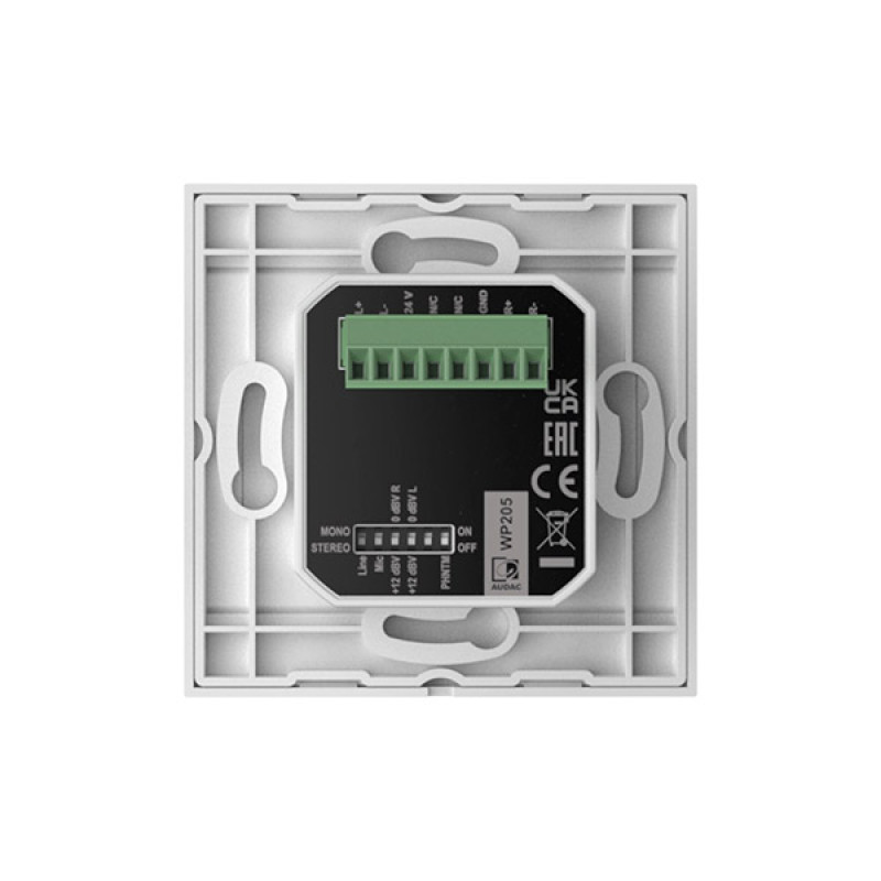 Audac WP205/W Microphone & Line Input Wall Panel - White Price in BD