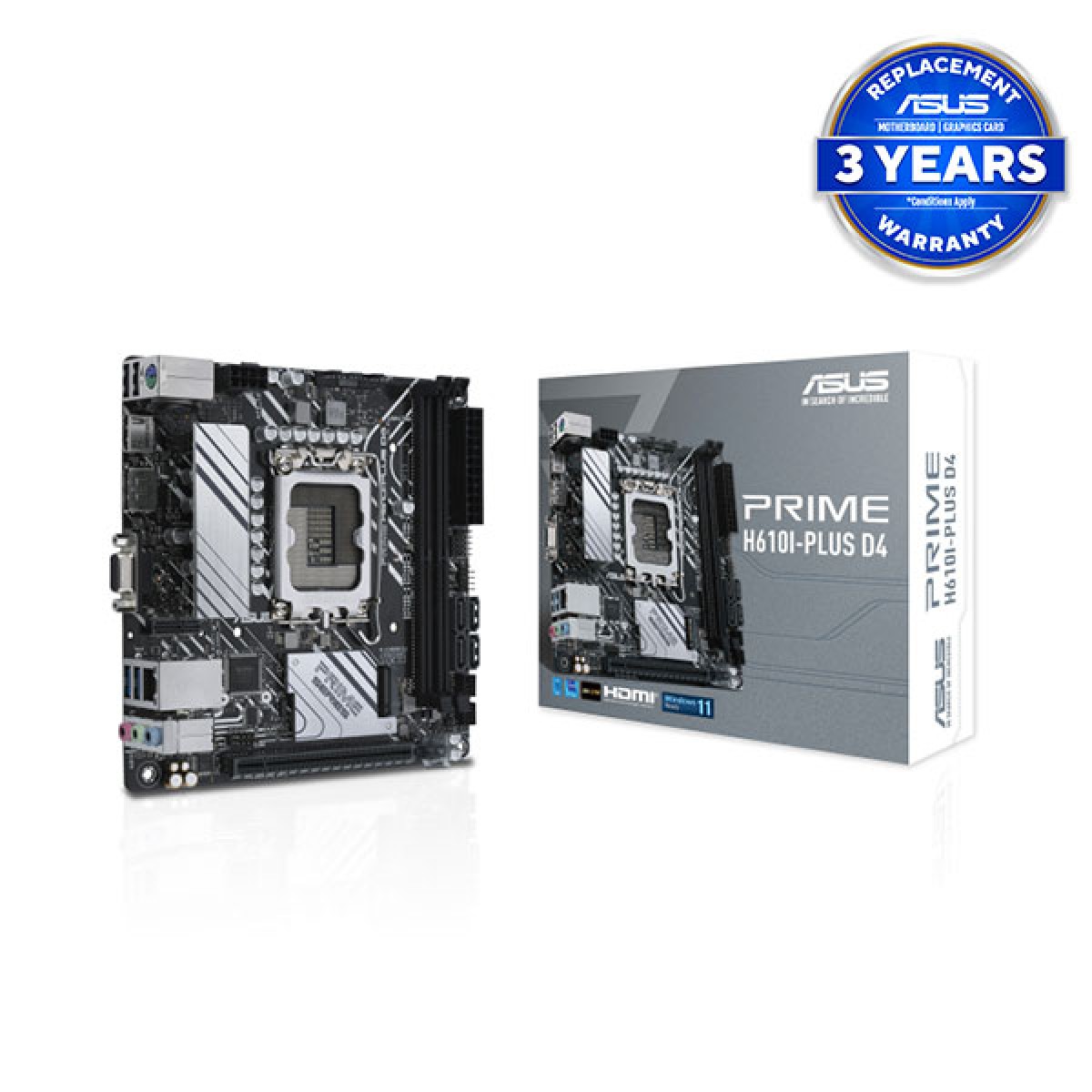 ASUS PRIME H610I-PLUS D4 Mini-ITX Motherboard Price in BD