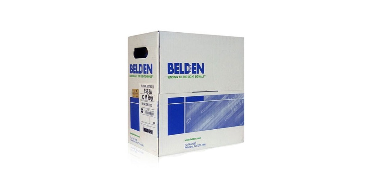 Belden 7834A (006A1000) Cat 6+ 23 AWG solid UTP Cable