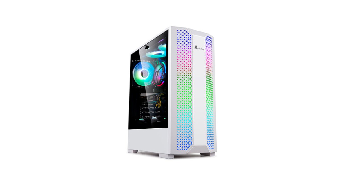 Golden Field 7689W-White ATX Gaming Casing Price in BD