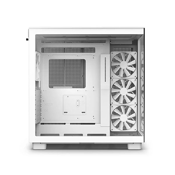 NZXT CM-H91FW-01 H9 Flow Edition ATX Mid Tower Casing - White