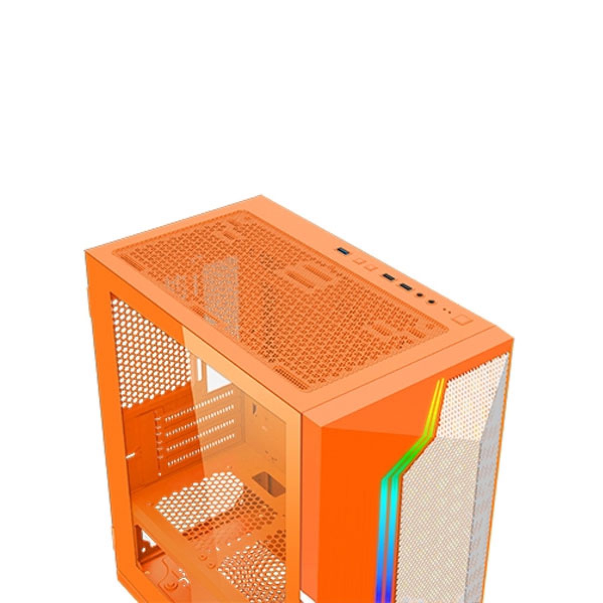 XIGMATEK Gemini II Orange mATX Gaming Casing price in BD