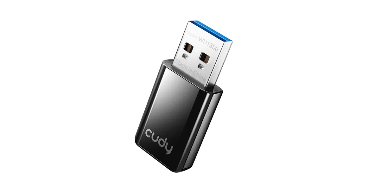 CUDY WU1300 AC1300 Dual Band Wireless Mini USB WiFi Adapter Price in BD