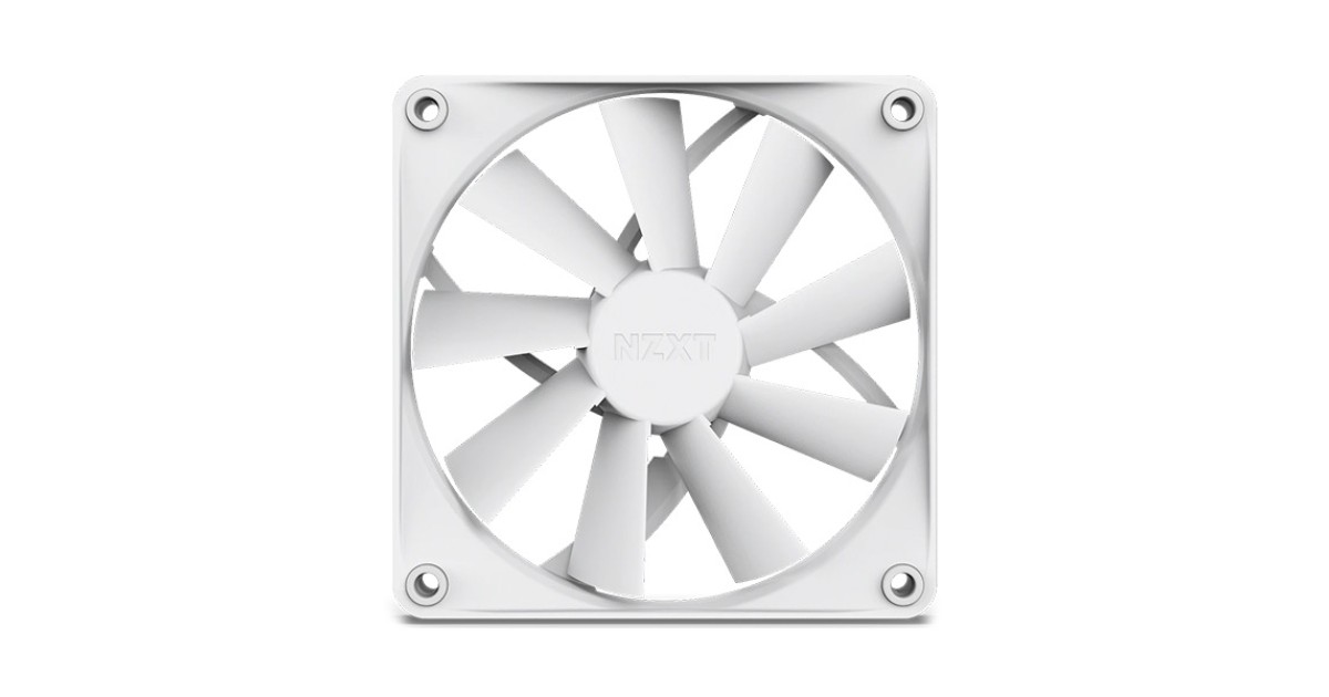 NZXT F120Q White 120mm Quiet Airflow Fan Price in BD