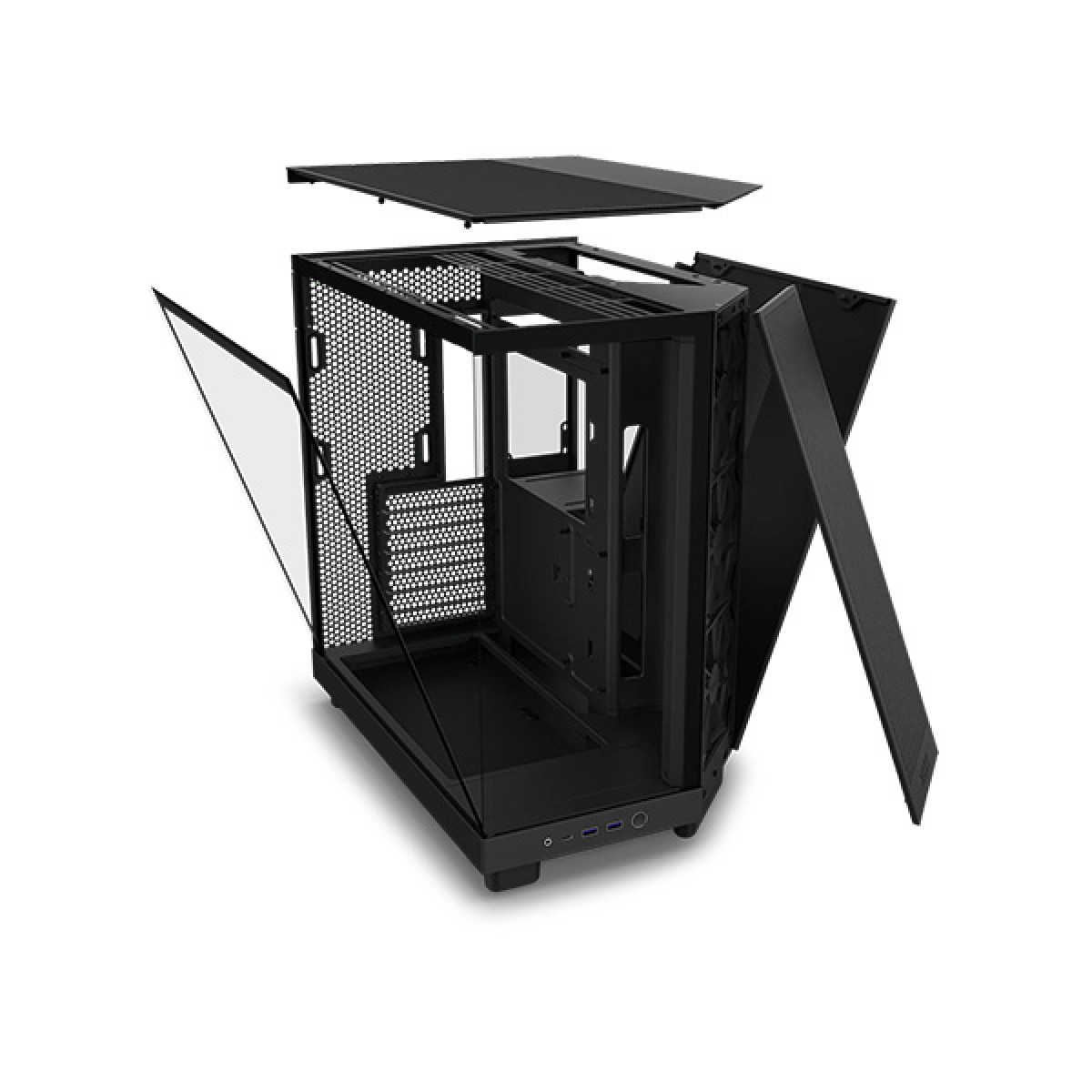 NZXT H6 Flow Dual-Chamber Mid-Tower Casing -Black Price in BD