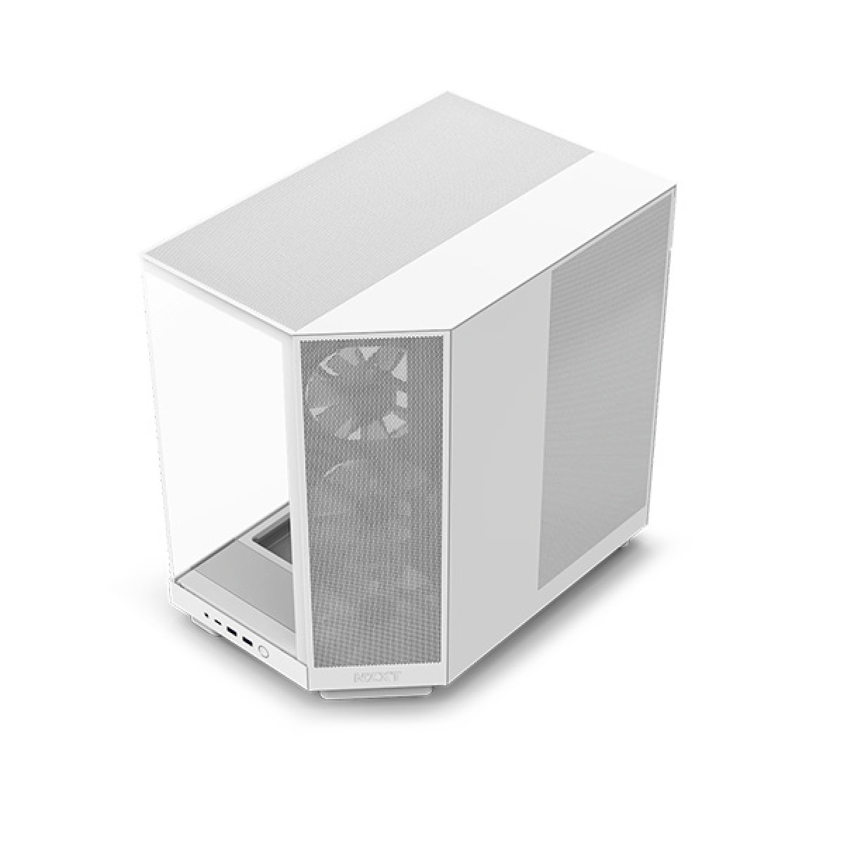 NZXT H6 Flow RGB Dual-Chamber Mid-Tower Casing - White Price in BD