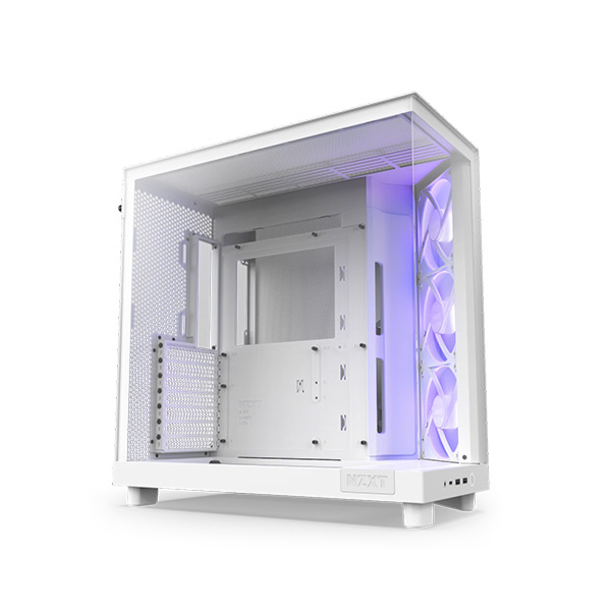 NZXT H6 Flow RGB Dual-Chamber Mid-Tower Casing - White Price in BD