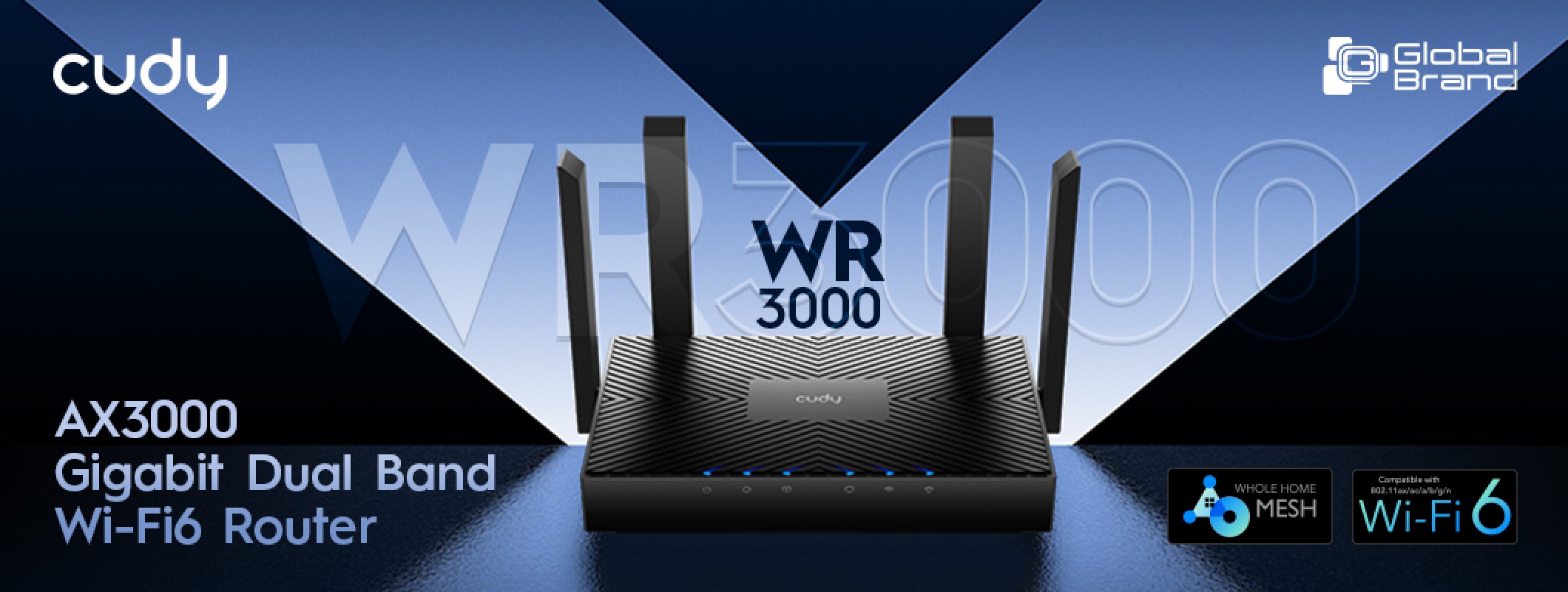 Experience Seamless Connectivity with CUDY WR3000 Router