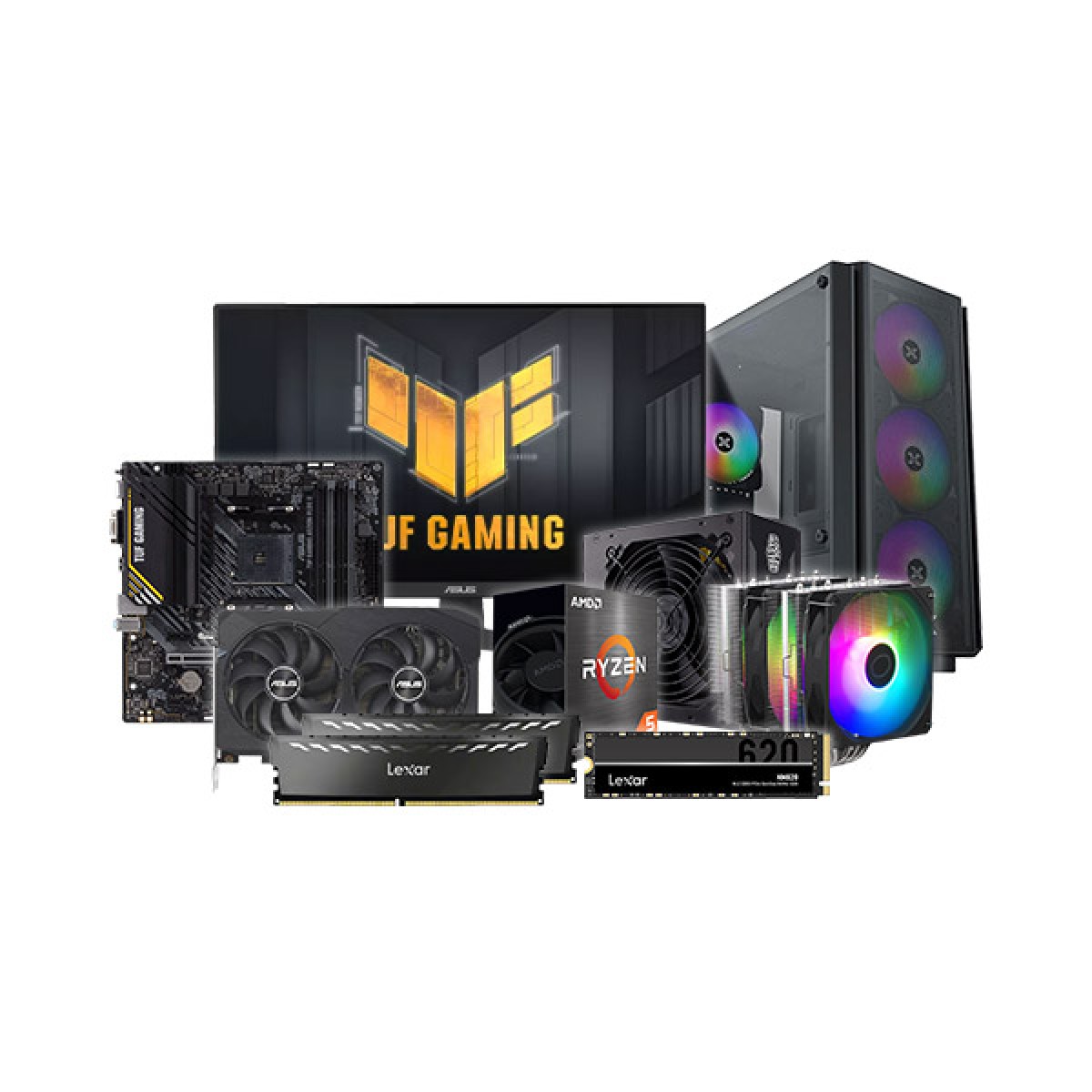 AMD Ryzen 5 5600X Radeon RX 7600 Gaming PC Price in BD