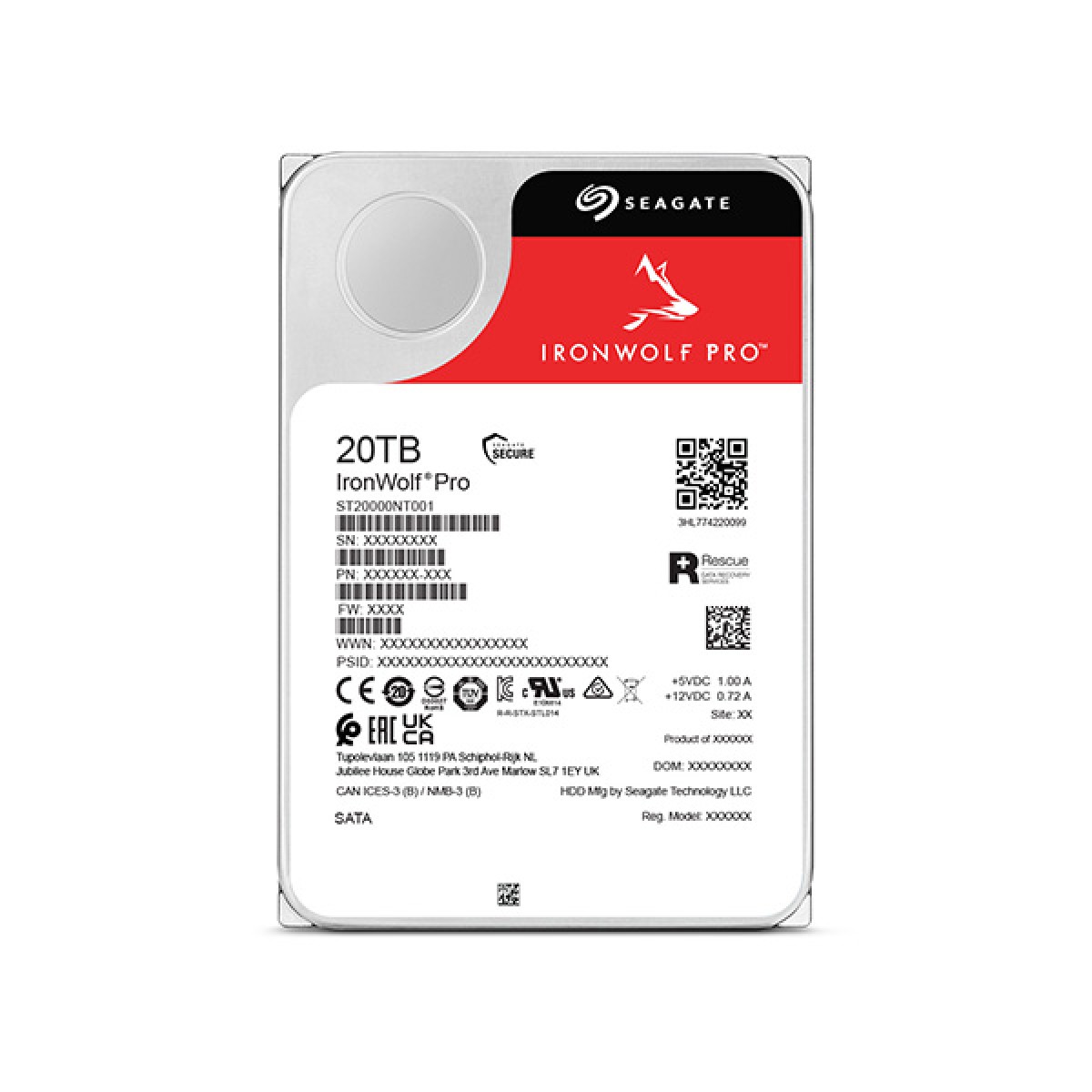 Seagate IronWolf Pro 20TB 7200RPM SATA NAS HDD Price in BD