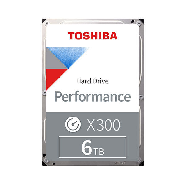 TOSHIBA 6TB X300 Performance SATA HDD-HDWR160AZSTA