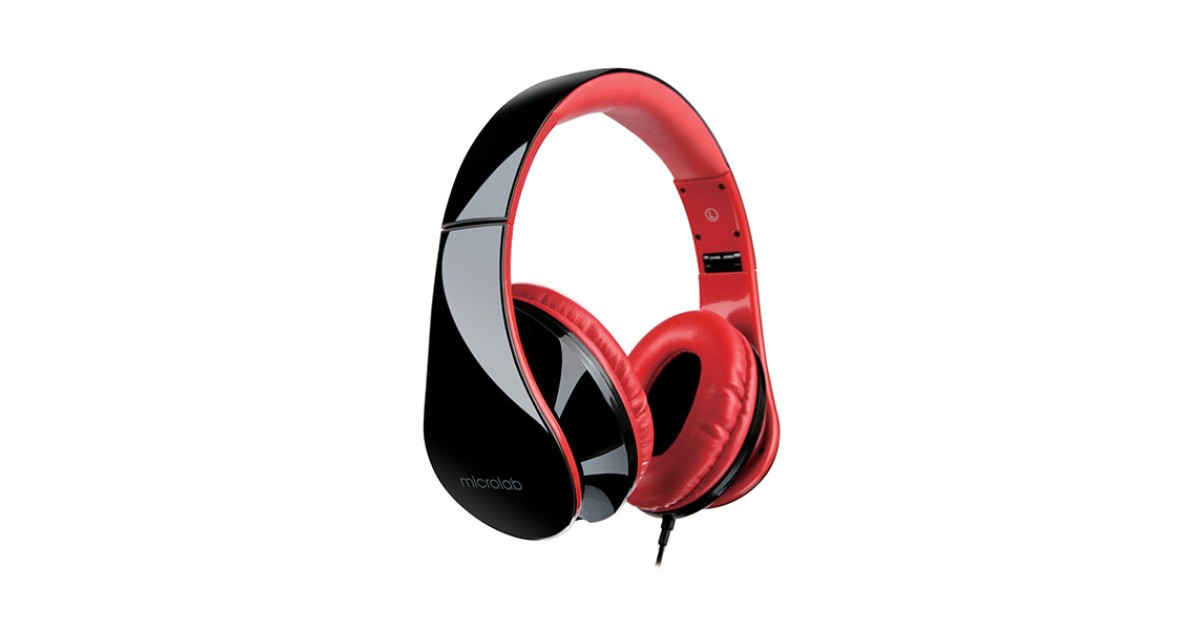 Microlab K360 3.5mm Stereo Headphone - Black Price in BD