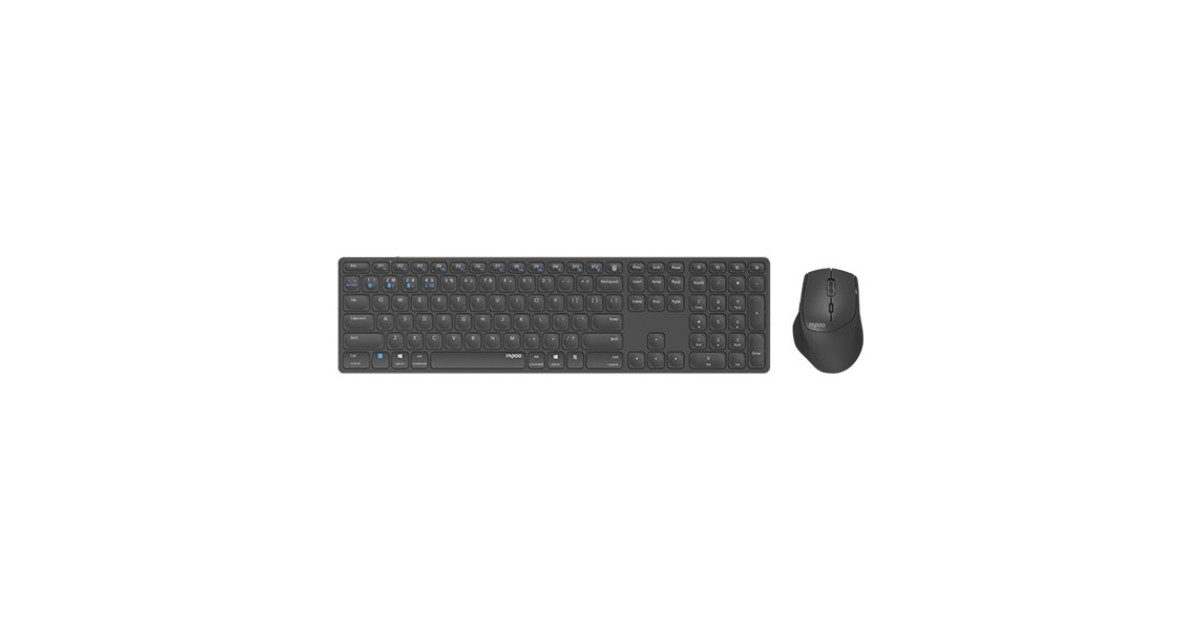 RAPOO 9800M Multi-mode Wireless Keyboard & Mouse Combo