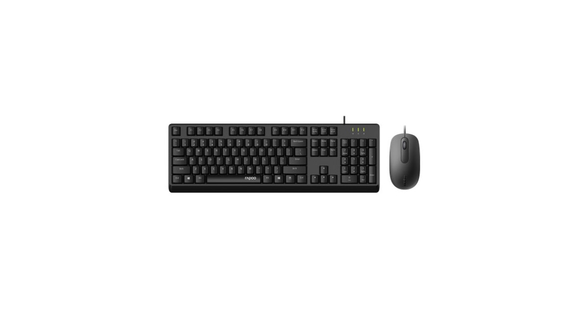 Rapoo X130PRO Wired Optical Mouse & Keyboard Combo
