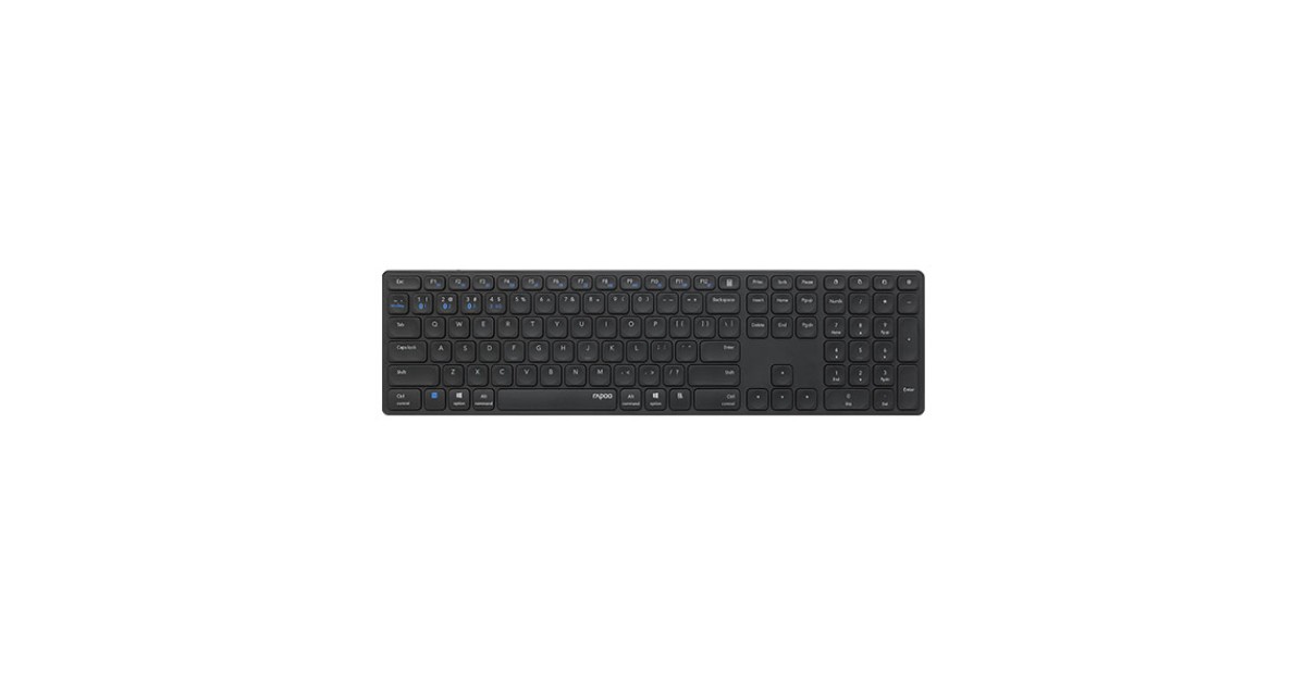 Rapoo E9550G Multi-mode Wireless Blade Dark Grey Keyboard