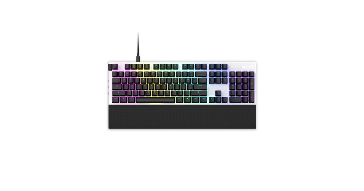 NZXT Function Full Size Mechanical Keyboard - White Price in BD