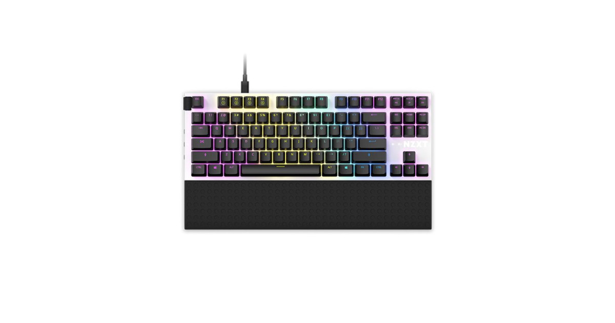 NZXT Function TKL Mechanical Keyboard - White Price in BD