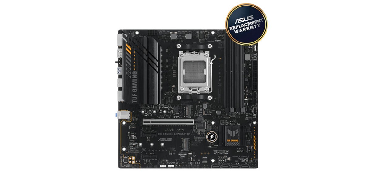 ASUS TUF GAMING A620M-PLUS AMD Ryzen Micro ATX Motherboard