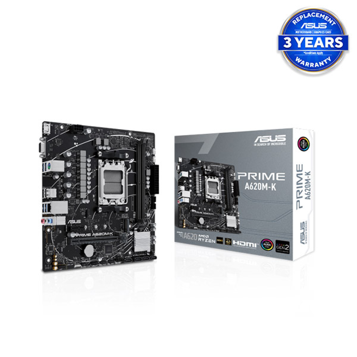 Asus PRIME A620M-K AM5 Micro-ATX Motherboard Price in BD