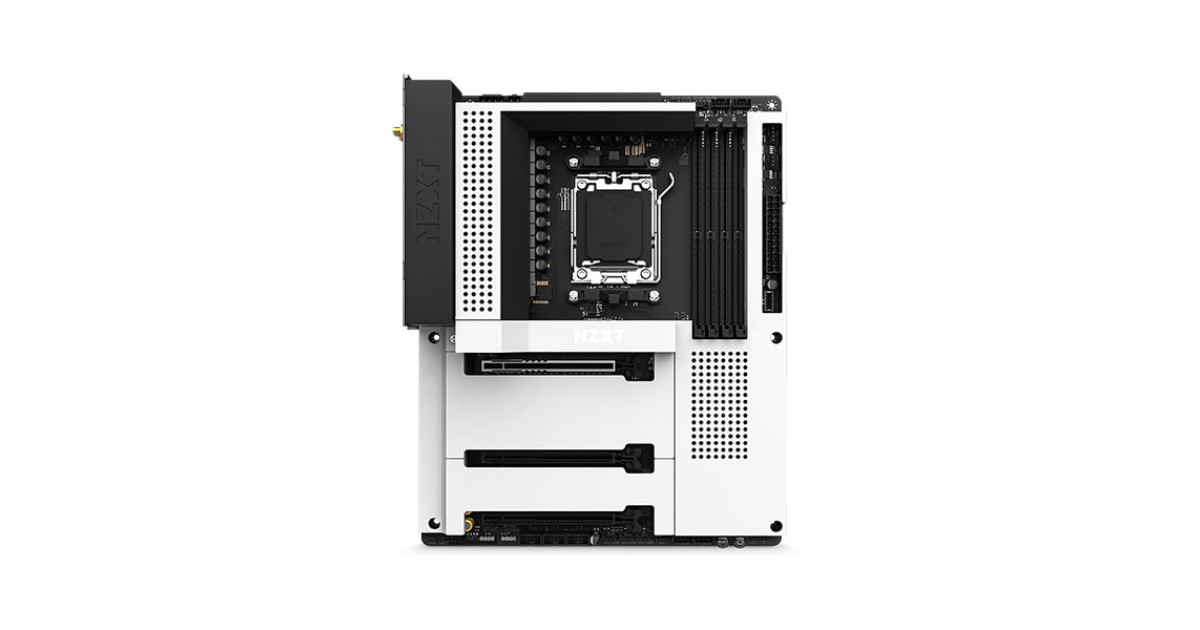 NZXT N7 B650E AM5 ATX Gaming Motherboard - White Price in BD