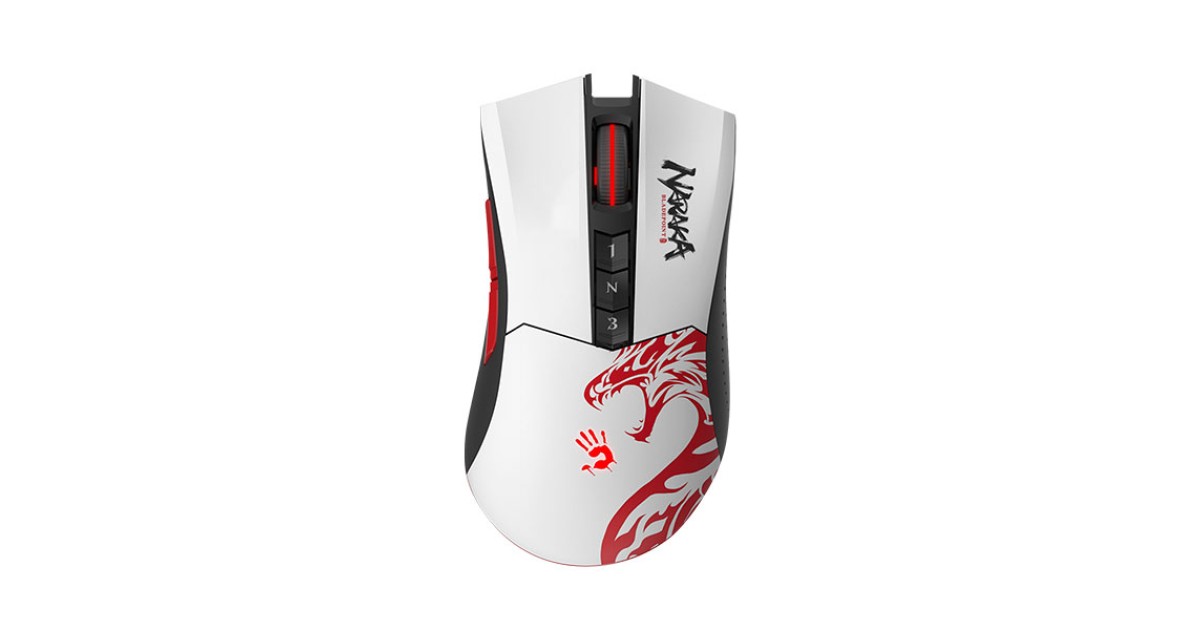 A4TECH Bloody R90 Plus Naraka 2.4GHz Wireless USB Gaming Mouse
