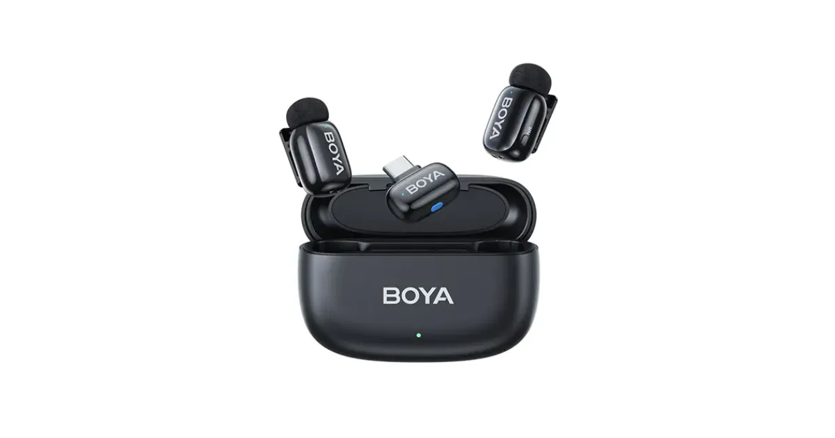 BOYA Mini-14 Wireless Microphone for Android - Black Price in BD