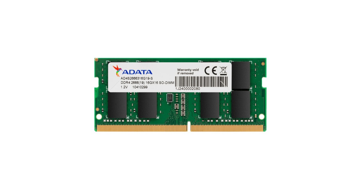 ADATA DDR4 8 GB 2666 MHz laptop ram price in Bangladesh