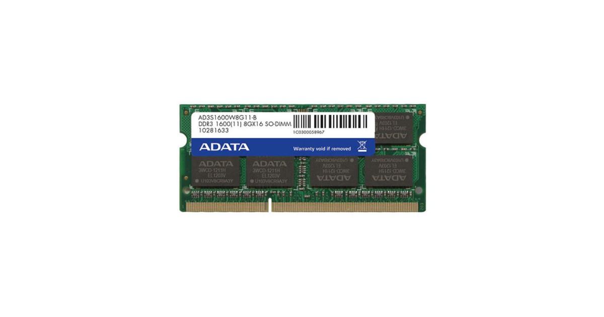 ADATA DDR3 8 GB 1600 MHz laptop ram price in Bangladesh