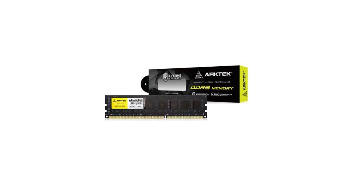 Arktek 8GB DDR3 1600MHz Desktop RAM Price in BD