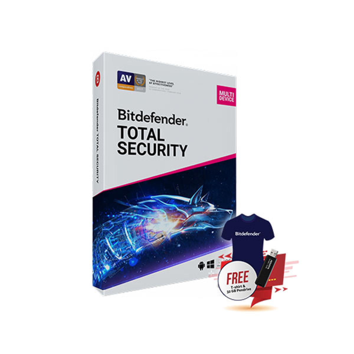 Bitdefender Total Security Antivirus (5D1Y) price in BD