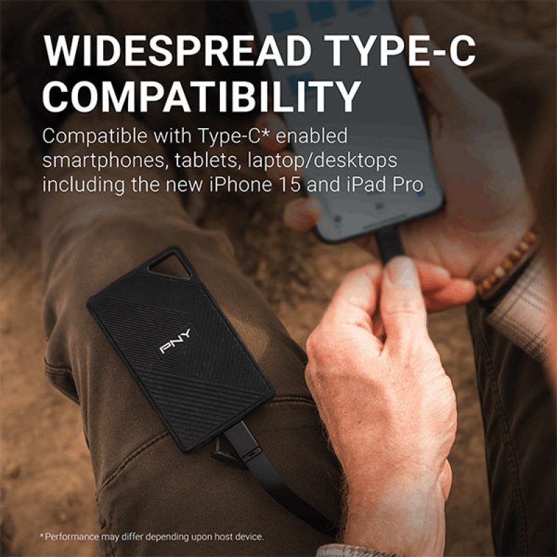 PNY RP60 1TB USB 3.2 Gen 2x2 Type-C Portable SSD Price in BD