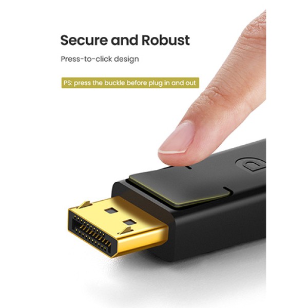 UGREEN DP102 (10245) DP Male to Male Cable Price in BD