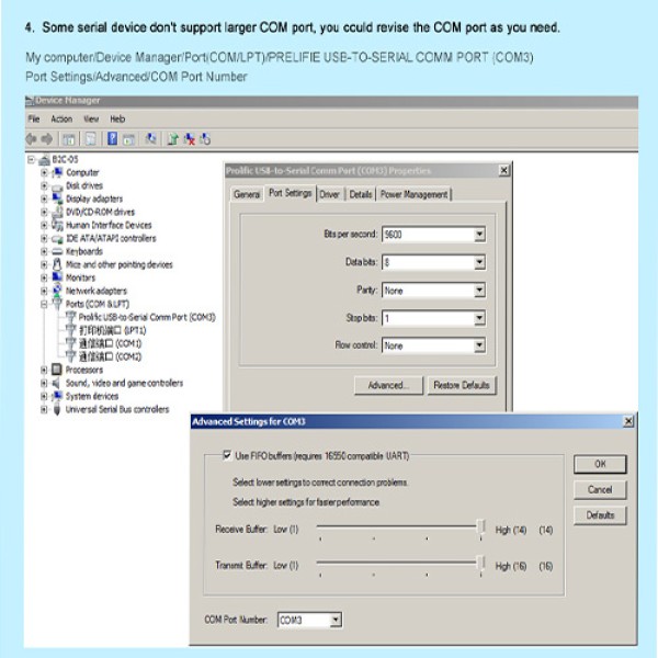 UGREEN CR104 (20211) USB to DB9 RS-232 Adapter Cable Price in BD