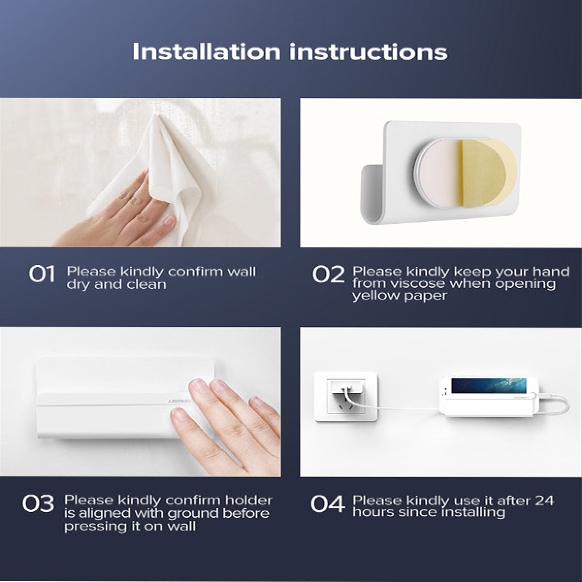 UGREEN LP108 (30394) Wall Mount Phone Holder Price in BD