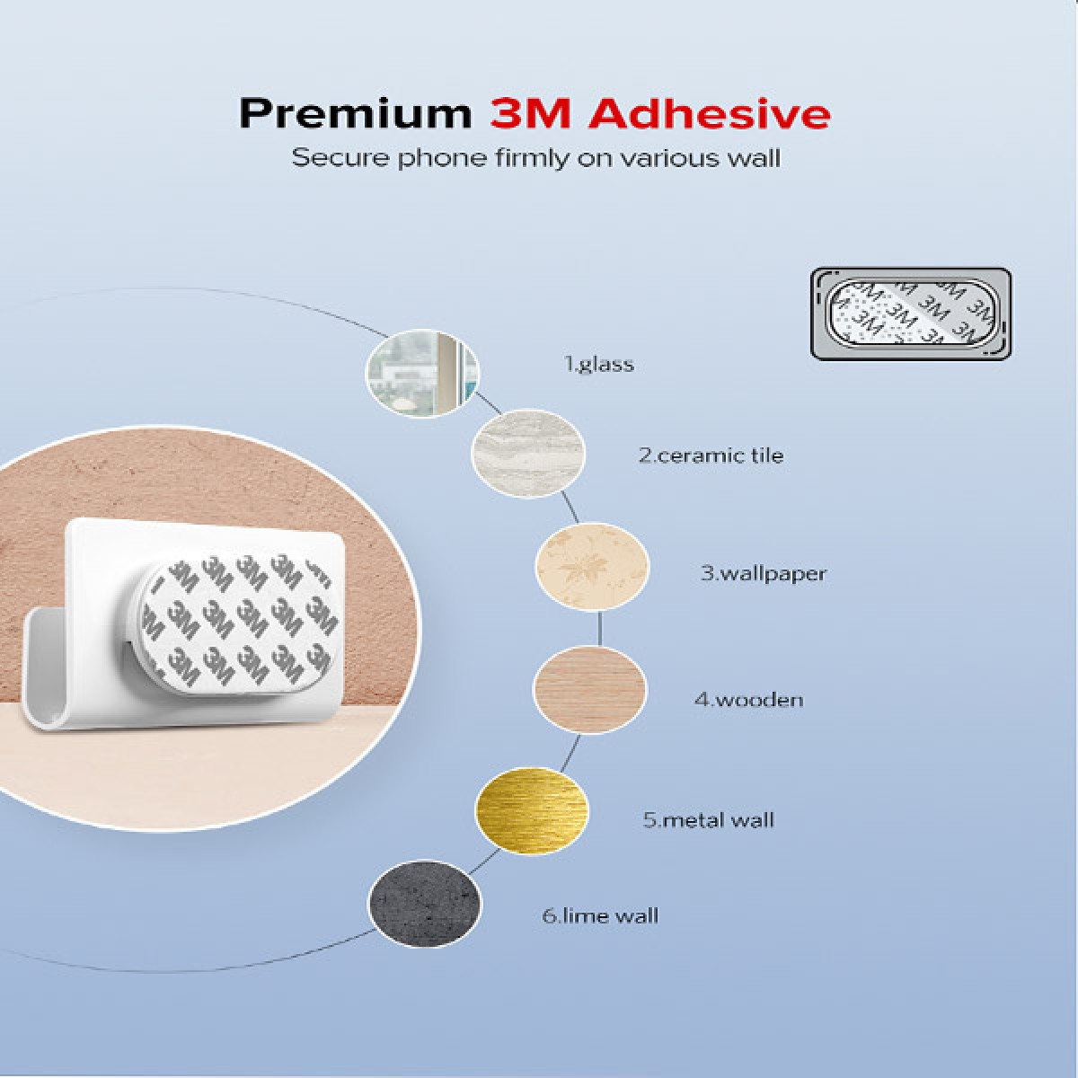 UGREEN LP108 (30394) Wall Mount Phone Holder Price in BD