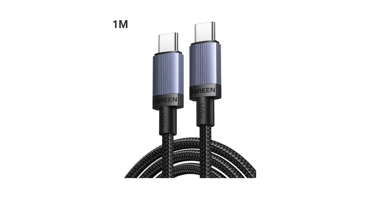 UGREEN L528 (65832) 100W USB-C PD Fast Charging Cable - 1M Price in BD