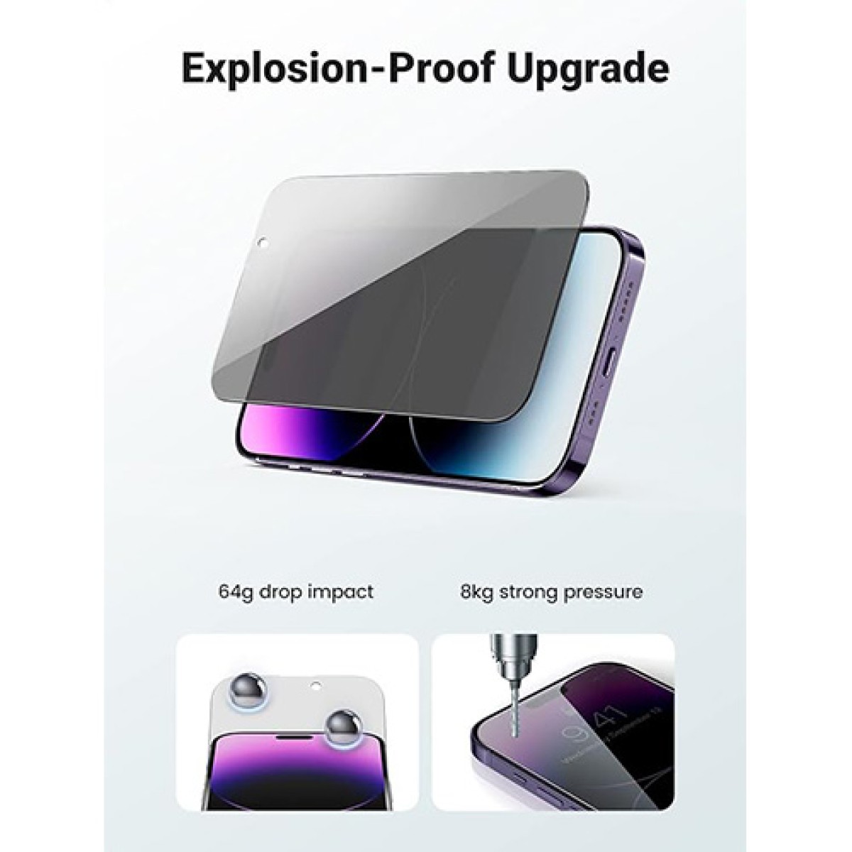 UGREEN SP284 (90964) Privacy Screen Protector for iPhone 14 Pro Max ...