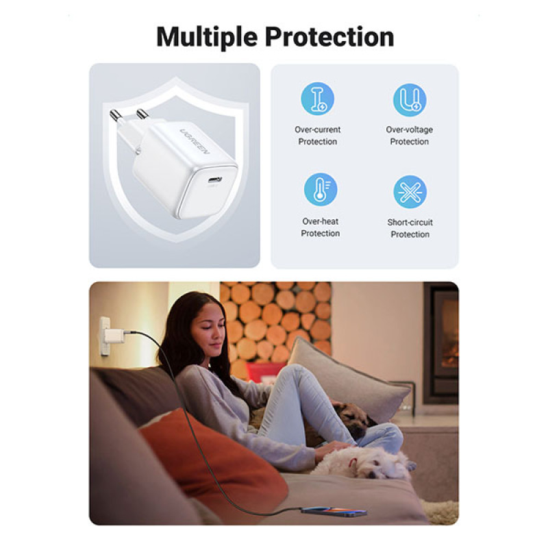 UGREEN Nexode CD319 (15326) 30W USB-C PD GaN Fast Charger Price in BD