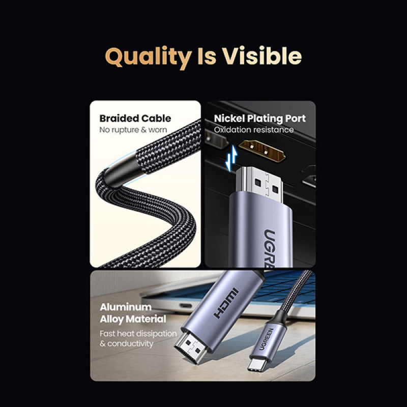 UGREEN CM565 (90451) 8K USB-C to HDMI Adapter Price in BD