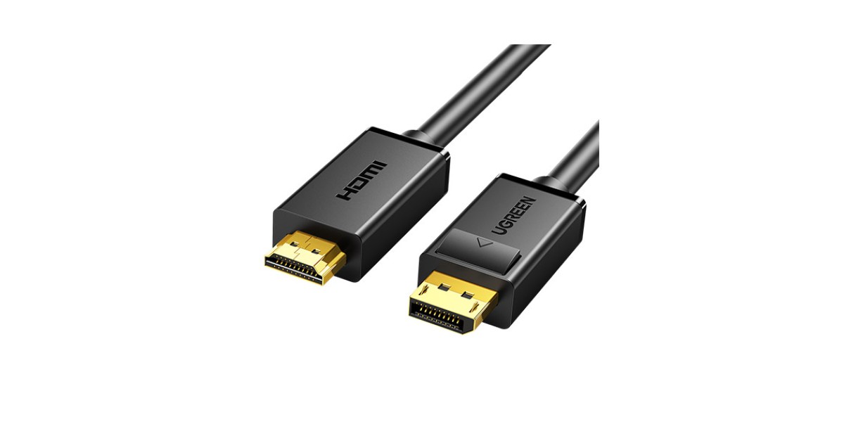 UGREEN DP101 (10239) DP Male to HDMI Male Cable Price in BD