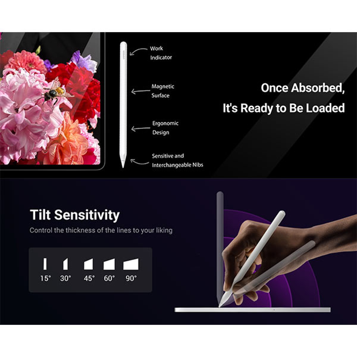 UGREEN LP653 (15910) Smart Stylus Pen for iPad Price in BD