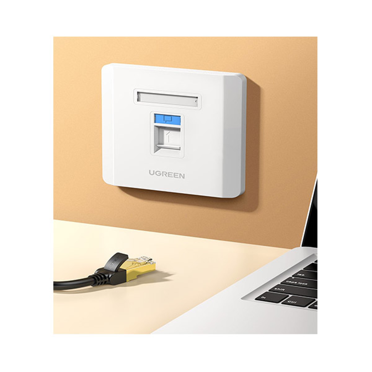 UGREEN NW144 (80180) Single-Port Wall Plate Price in BD