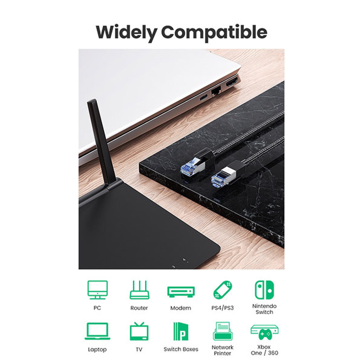 UGREEN NW153 (80432) Cat 8 Ethernet Cable - 3M