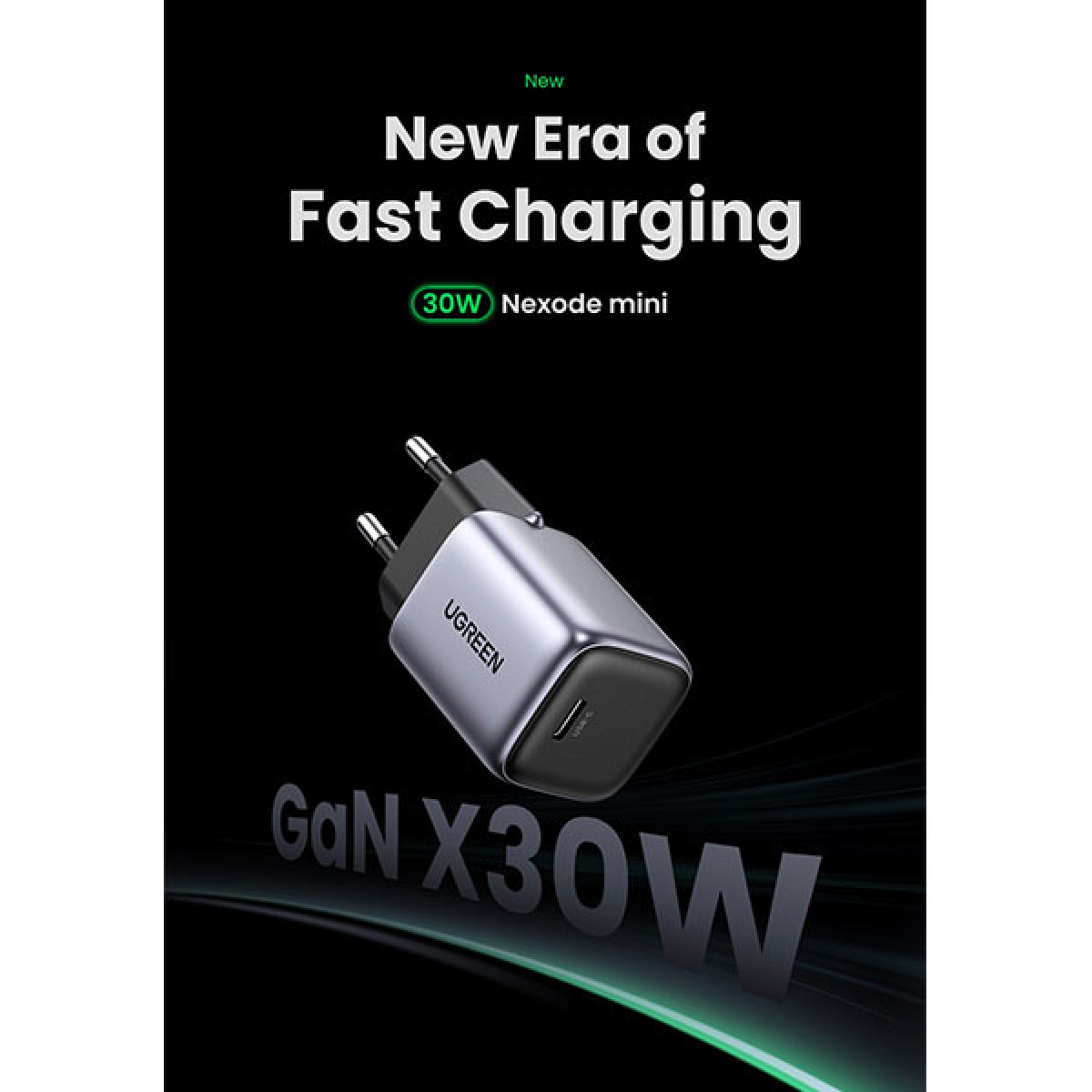 UGREEN CD319 (25257) Nexode 30W USB-C GaN Fast Charger Price in BD