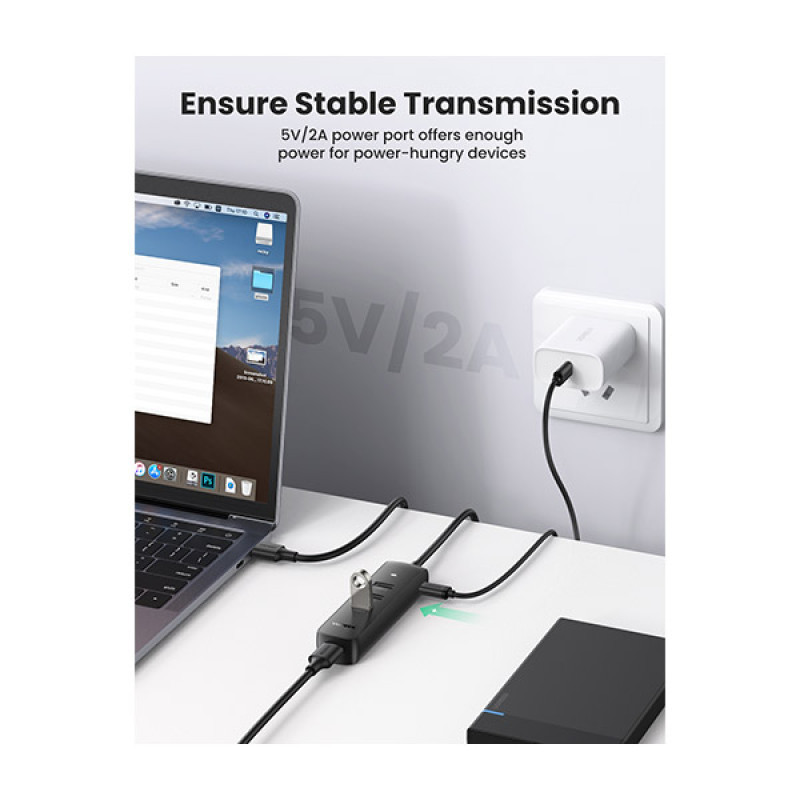 UGREEN CM416 (80657) USB 3.0 4-Port Hub 1M Price in BD