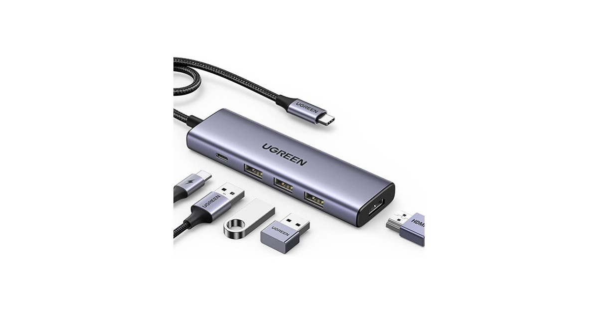 UGREEN CM511 (15597) USB-C Multifunction 5-in-1 Adapter Price in BD