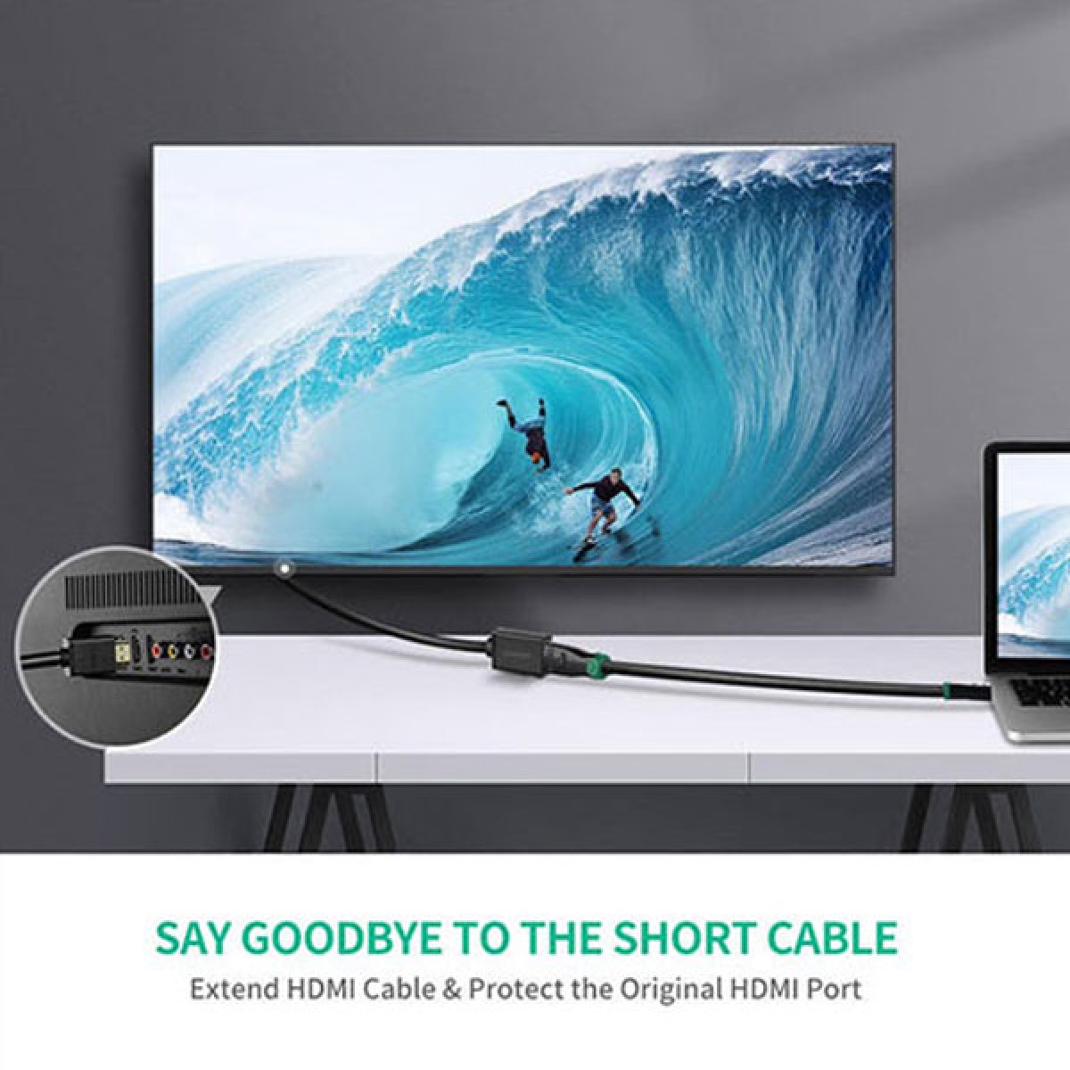 UGREEN HD107 (10141) HDMI Male to Female Cable price in BD