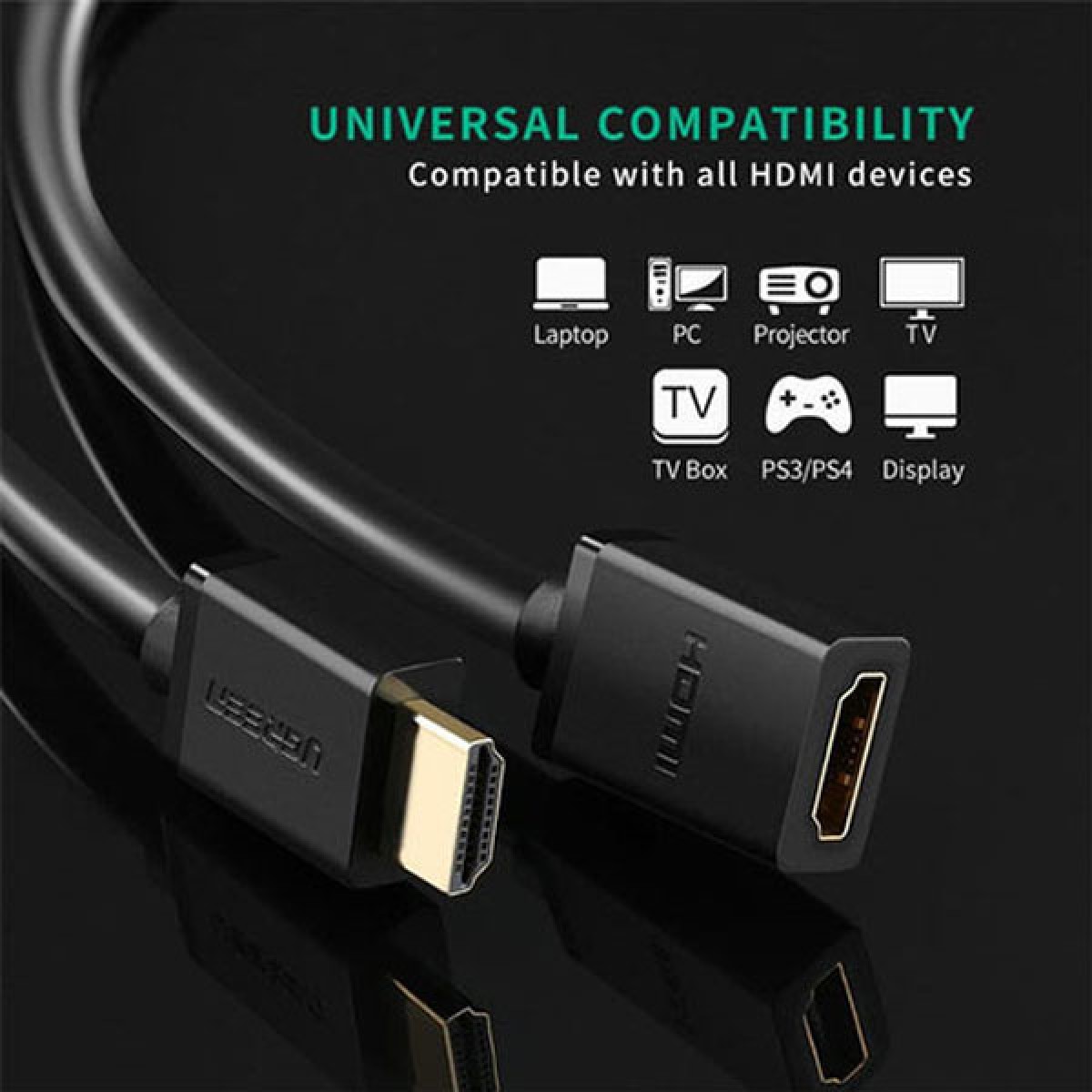 UGREEN HD107 (10141) HDMI Male to Female Cable price in BD